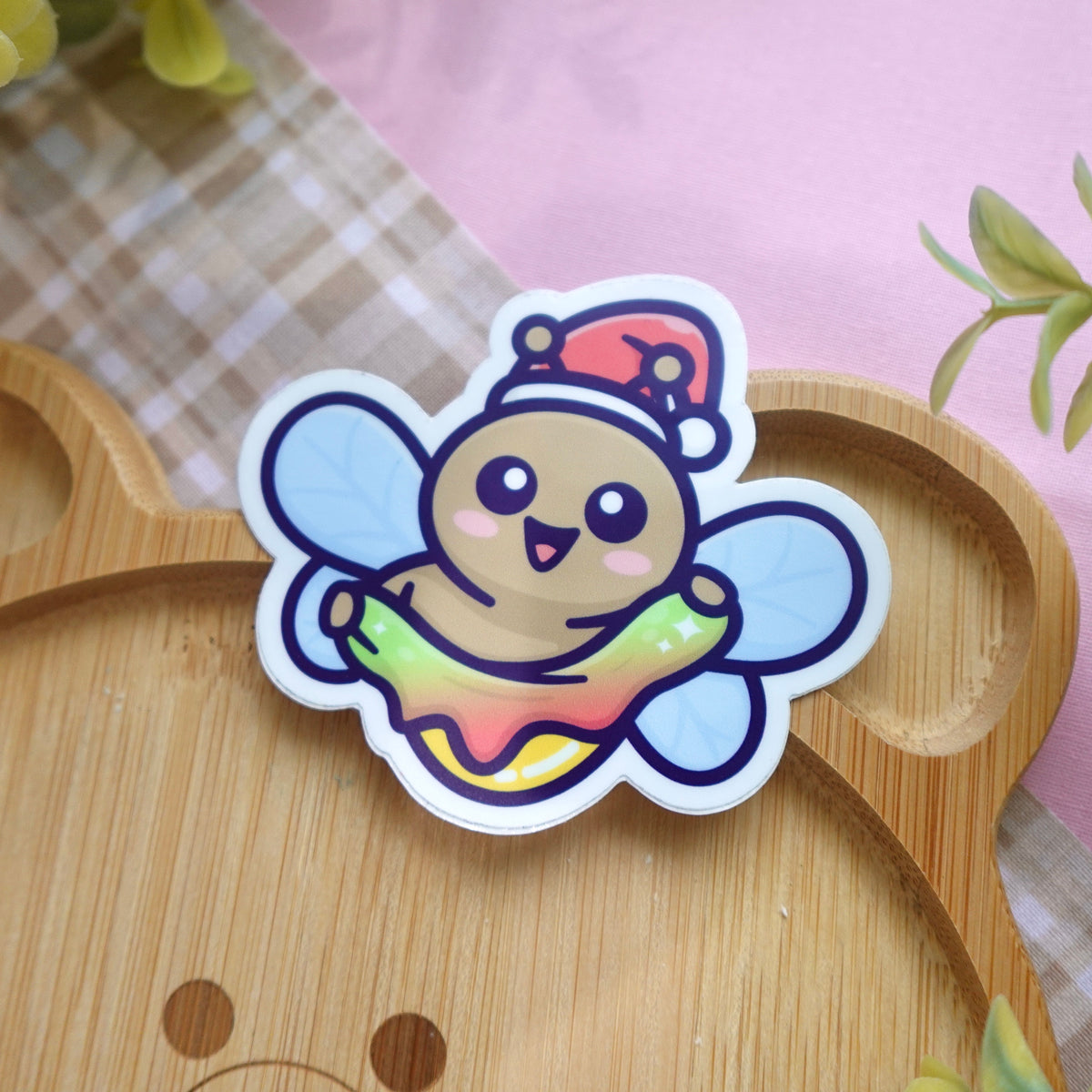fireflyslime Holiday Die-Cut Sticker