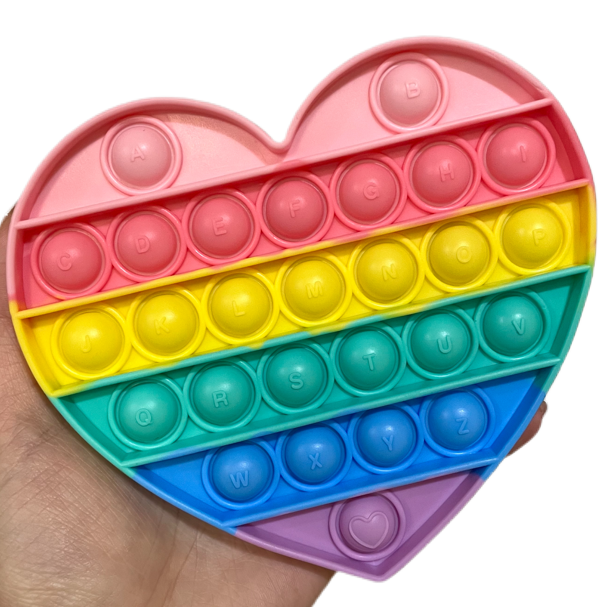pastel heart pop-it