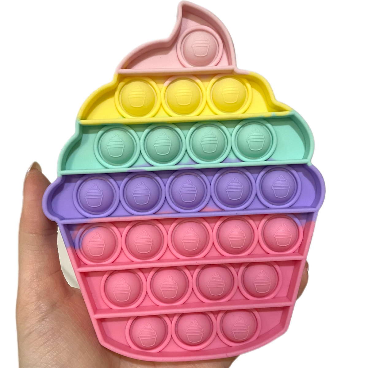 pastel cupcake pop-it